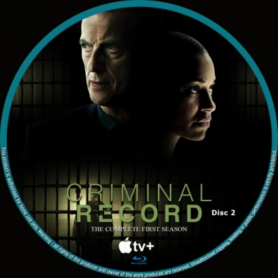 CoverCity - DVD Covers & Labels - Criminal Record - Season 1; disc 2