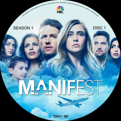 CoverCity - DVD Covers & Labels - Manifest - Season 1; disc 1