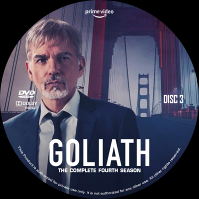 CoverCity - DVD Covers & Labels - Goliath - Season 4, disc 3