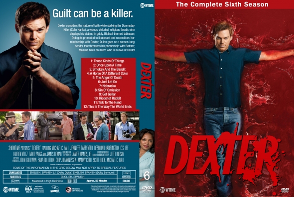 CoverCity - DVD Covers & Labels - Dexter - Season 6