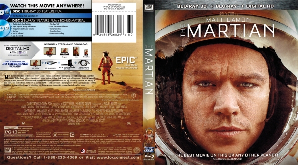 CoverCity - DVD Covers & Labels - The Martian 3D