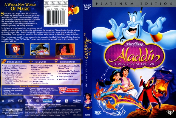 CoverCity - DVD Covers & Labels - Aladdin