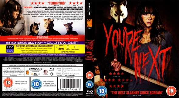 Youre Next Dvd Cover Adam Wingard's 'You're Next' Invades Limited