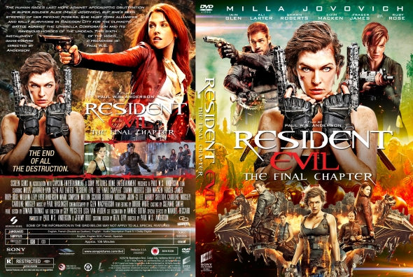CoverCity - DVD Covers & Labels - Resident Evil: The Final Chapter