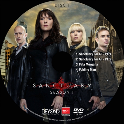 CoverCity - DVD Covers & Labels - Sanctuary - Season 1; disc 1