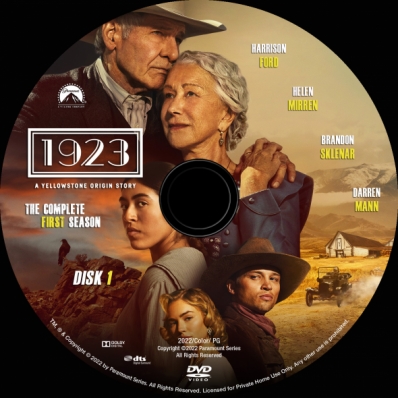 CoverCity - DVD Covers & Labels - 1923 - Season 1; disk 1