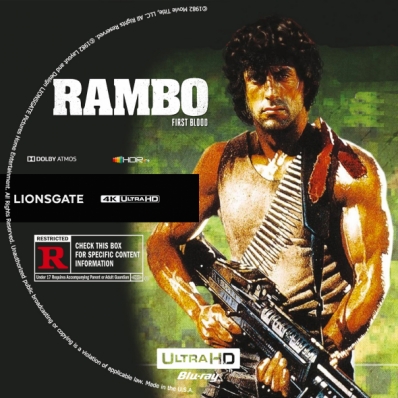 CoverCity - DVD Covers & Labels - Rambo First Blood 4K