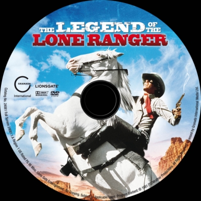 The Lone Ranger Dvd Label
