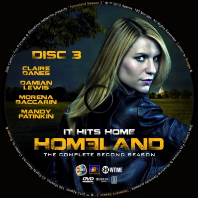 CoverCity - DVD Covers & Labels - Homeland - Season 2; disc 3