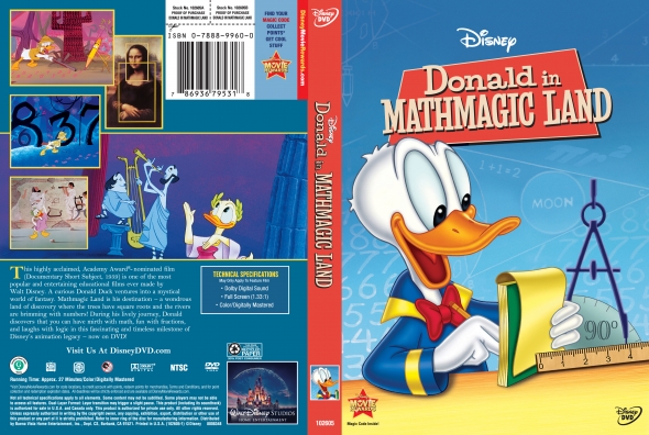 CoverCity - DVD Covers & Labels - Donald in Mathmagic Land