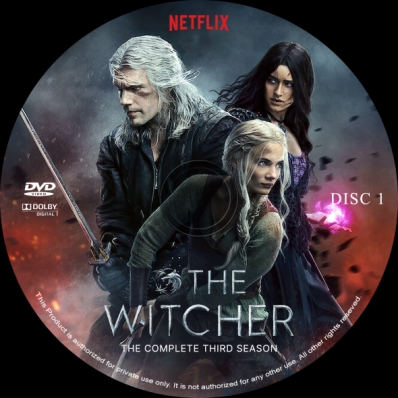 CoverCity - DVD Covers & Labels - The Witcher - Season 3; disc 1