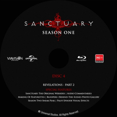 CoverCity - DVD Covers & Labels - Sanctuary - Season 1; disc 4