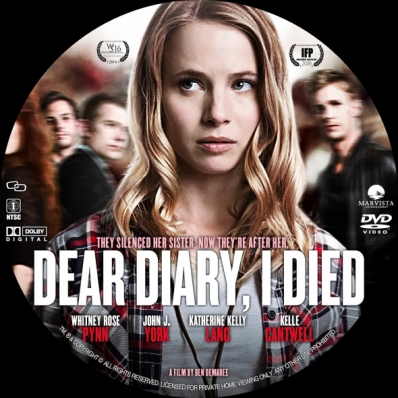 CoverCity - DVD Covers & Labels - Dear Diary I Died