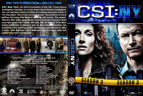 CoverCity - DVD Covers & Labels - CSI: NY - Season 3