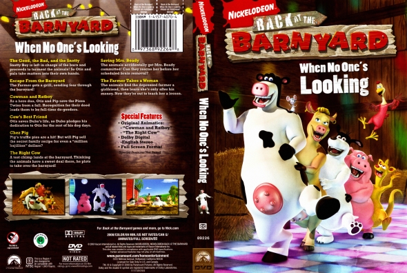 Back At The Barnyard Season 1 2011 R1 Dvd Cover