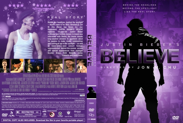 Justin Bieber Believe Film Dvd