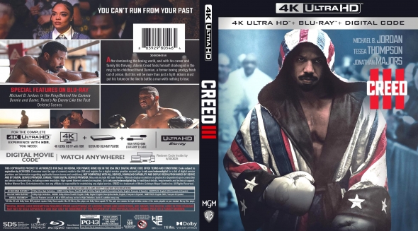 CoverCity - DVD Covers & Labels - Creed III (4K Ultra HD + Blu-ray + Digital)