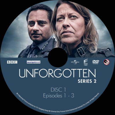 Unforgotten Season 2 2018 R1 Custom Dvd Cover Labels