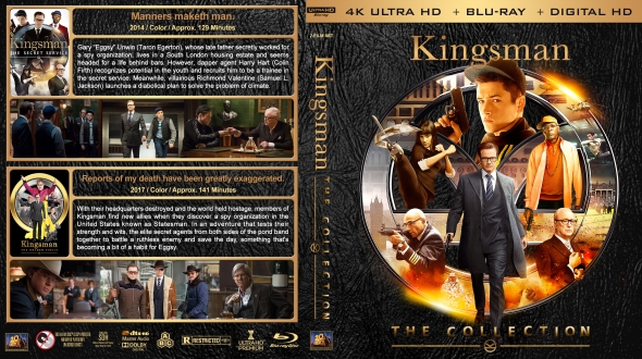 CoverCity - DVD Covers & Labels - Kingsman Collection 4K