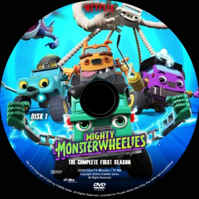 CoverCity - DVD Covers & Labels - Mighty Monsterwheelies - Season 1; disk 1