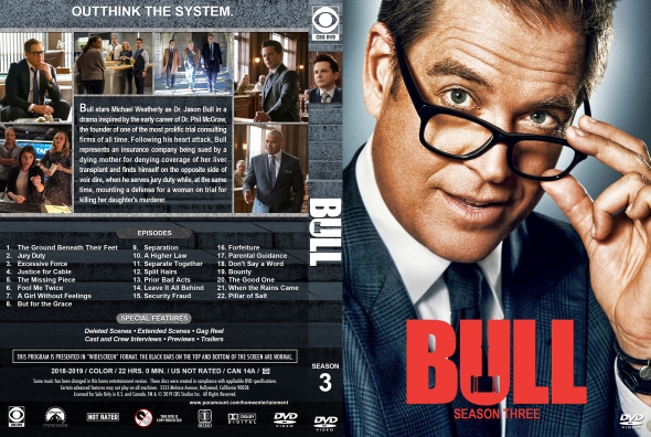 CoverCity - DVD Covers & Labels - Bull - Season 3