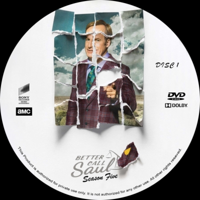 CoverCity - DVD Covers & Labels - Better Call Saul - Season 5; disc