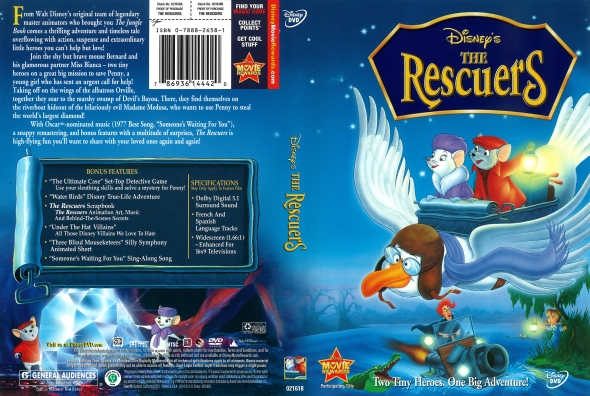 CoverCity - DVD Covers & Labels - The Rescuers