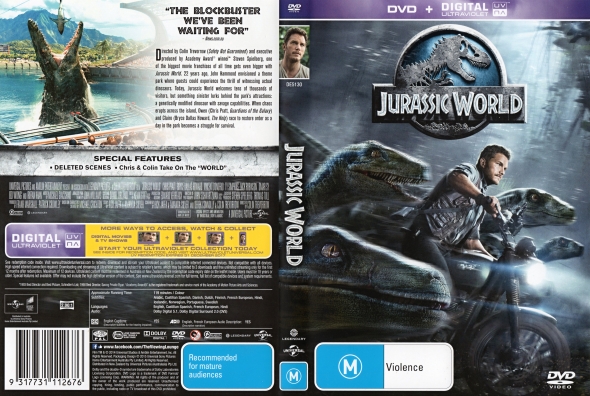 Covercity Dvd Covers And Labels Jurassic World