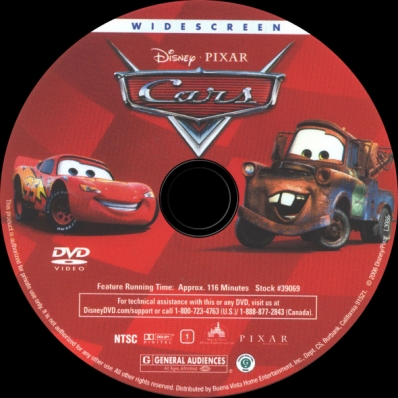 Cars 1 Dvd Cover