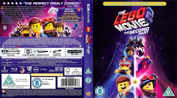 The Lego Movie Blu Ray Cover