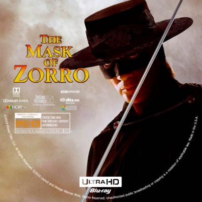 CoverCity - DVD Covers & Labels - The Mask of Zorro 4K
