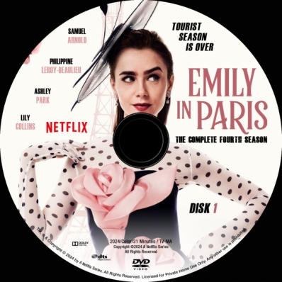 CoverCity - DVD Covers & Labels - Emily in Paris - Season 4; disk 1