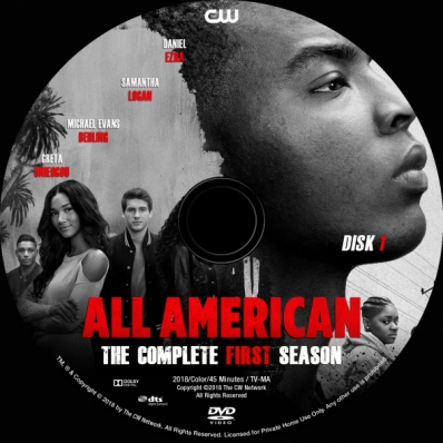 CoverCity - DVD Covers & Labels - All American - Season 1; disk 1