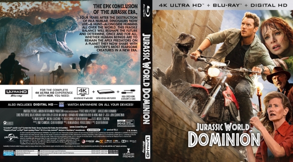 CoverCity - DVD Covers & Labels - Jurassic World: Dominion 4K