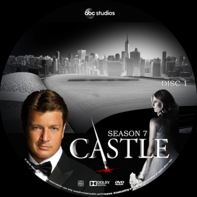 CoverCity - DVD Covers & Labels - Castle - Season 7; disc 1