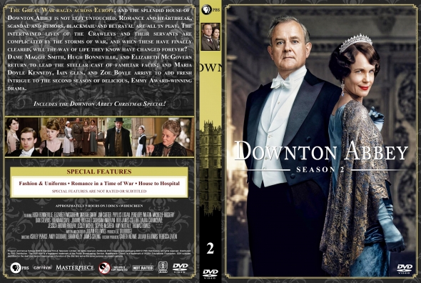 CoverCity - DVD Covers & Labels - Downton Abbey - Season 2 (spanning spine)