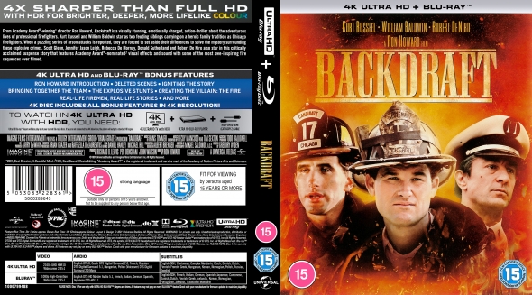 CoverCity - DVD Covers & Labels - Backdraft 4K