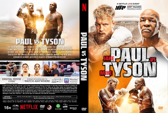 CoverCity - DVD Covers & Labels - Jake Paul vs. Mike Tyson