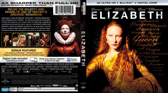 CoverCity - DVD Covers & Labels - Elizabeth 4K