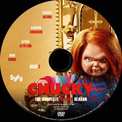 CoverCity - DVD Covers & Labels - Chucky - Season 2; disk 1