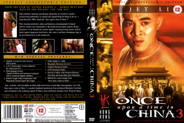 CoverCity - DVD Covers & Labels - Once Upon a Time in China III
