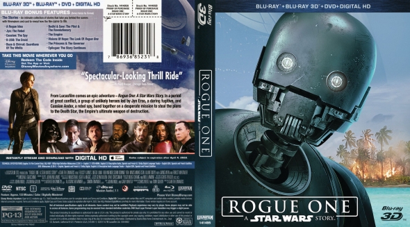 CoverCity - DVD Covers & Labels - Rogue One: A Star Wars Story 3D