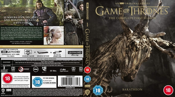 CoverCity - DVD Covers & Labels - Game of Thrones 4K - Season 1