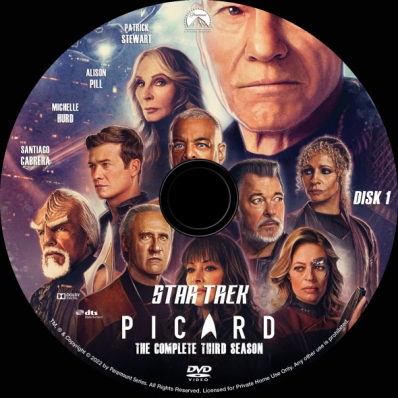 CoverCity - DVD Covers & Labels - Star Trek: Picard - Season 3; disk 1