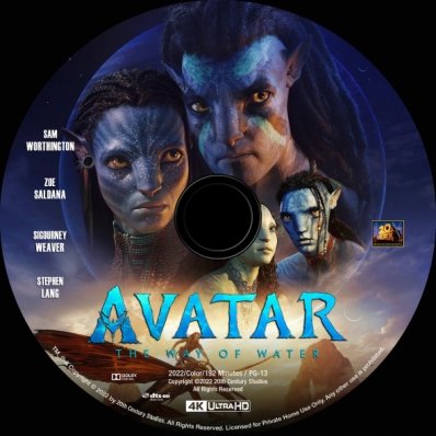 CoverCity - DVD Covers & Labels - Avatar: The Way of Water 4K