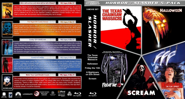 CoverCity - DVD Covers & Labels - Horror / Slasher 5-Pack