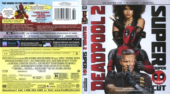 CoverCity - DVD Covers & Labels - Deadpool 2 4K