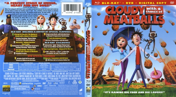 CoverCity - DVD Covers & Labels - Cloudy with a Chance of Meatballs
