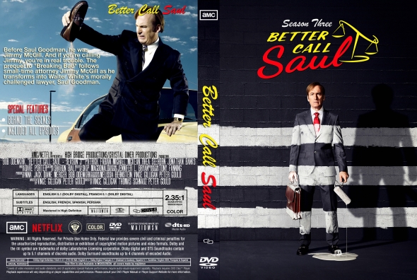CoverCity - DVD Covers & Labels - Better Call Saul - Season 3