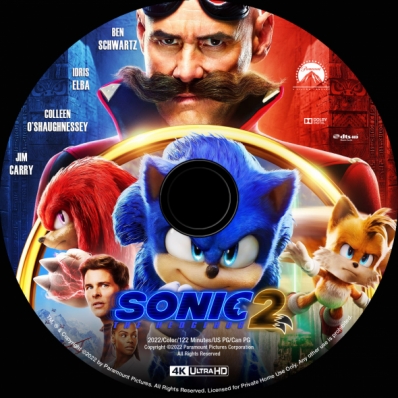 CoverCity - DVD Covers & Labels - Sonic the Hedgehog 2 4K